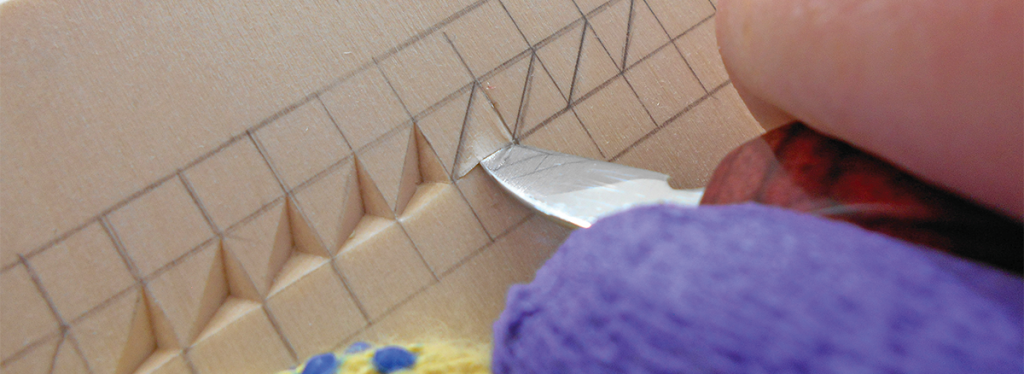 Wood Carving Pattern: Chip Carving Practice Board | Fox Chapel Publishing